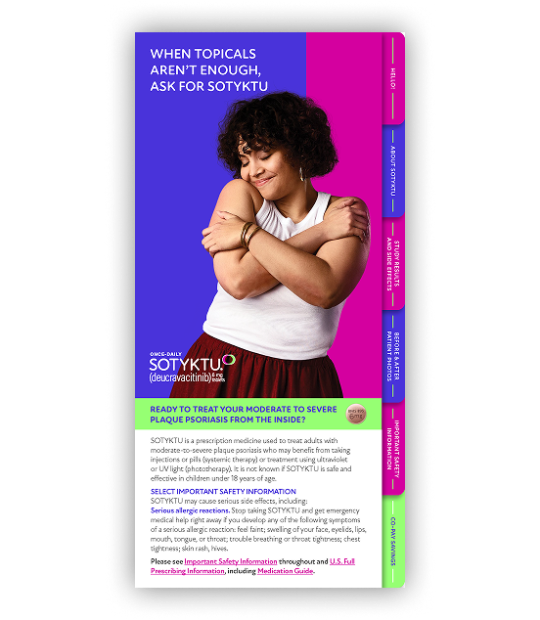 Plaque Psoriasis Patient Resources & Ongoing Support - SOTYKTU ...